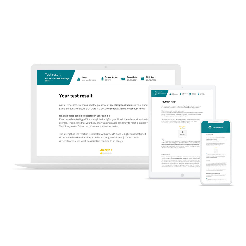 House Dust Mite Allergy Test - IgE Blood Test Kit | cerascreen®