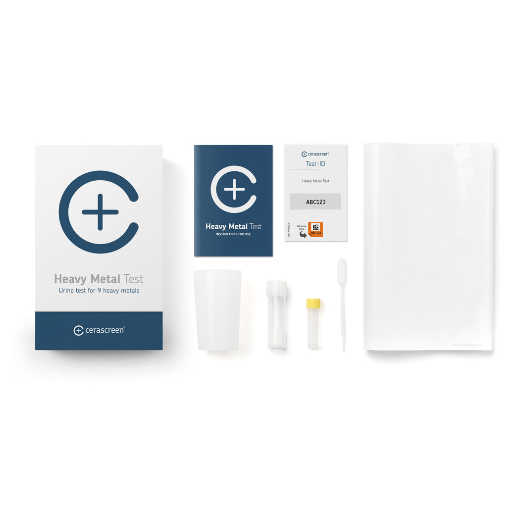 Heavy Metal Test - Home urine test kit for 9 metals | cerascreen®